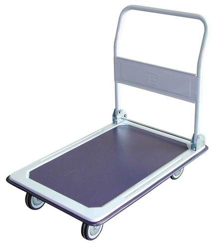 Unit Weight 20Kg Pharmacy Fold Flat Cart Heavy Logistic Trolley 4" / 5 ...